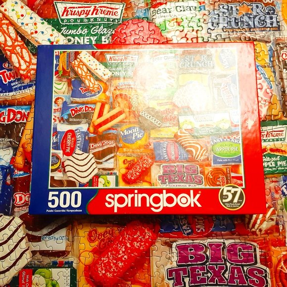 Springbok | Games | Springbok Jigsaw Puzzle Snack Treats 50 Pieces ...